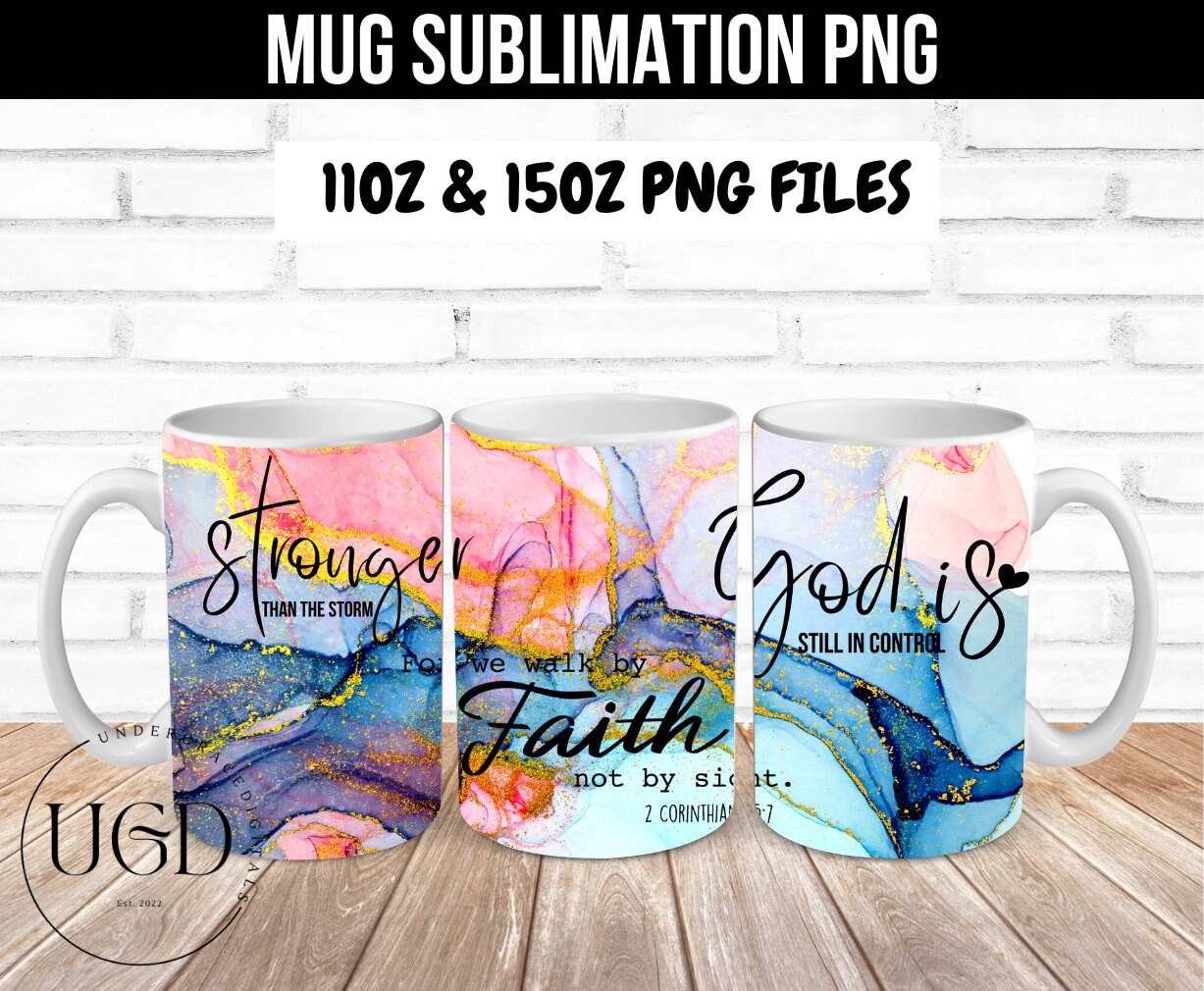 Coffee Mug Wraps, Mug Wraps, Bible Verse Png, Wrap Around Mug ...