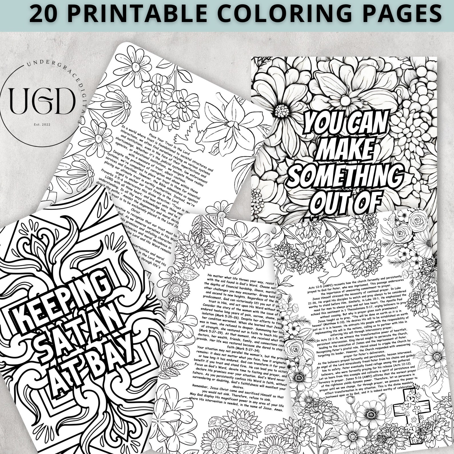 Bible Verse Colouring Pages | Christian Coloring Sheets | | Scripture ...