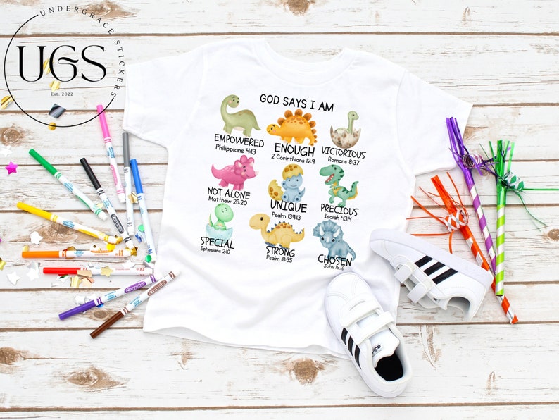 Dinosaur Png God Says I Am Png Bible Verse Png Scripture - Etsy