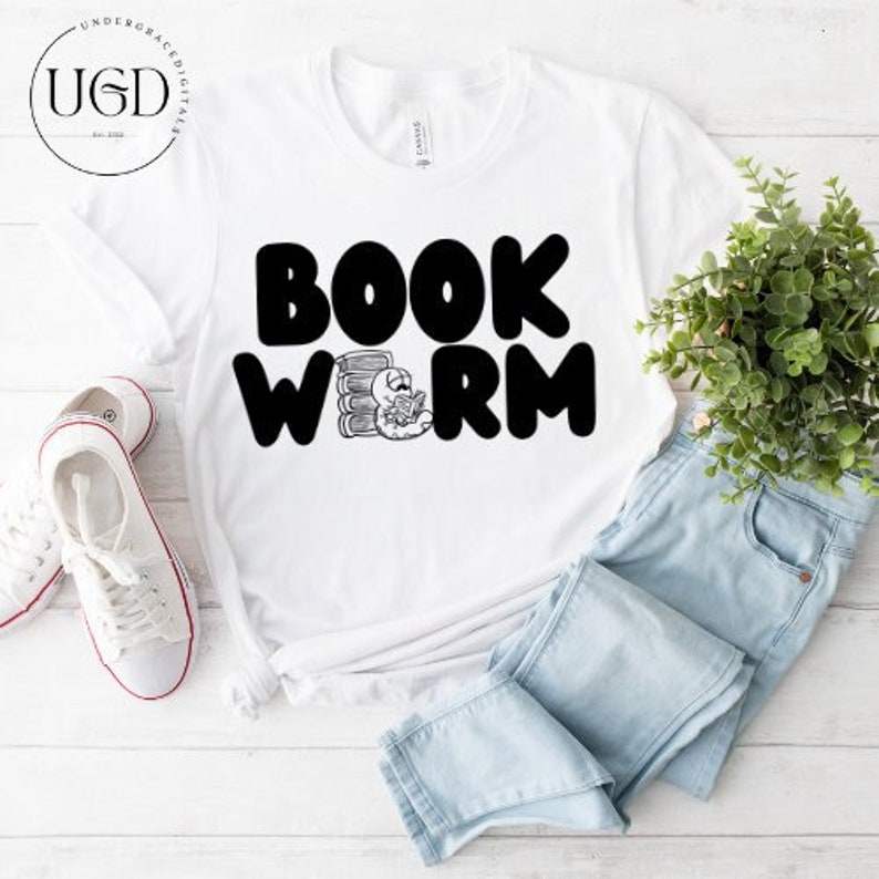 Bookworm Svg Reading Svg Book Lover Png Librarian Svg Book - Etsy