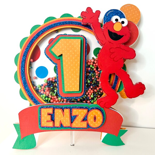 Elmo Cake Topper - Etsy