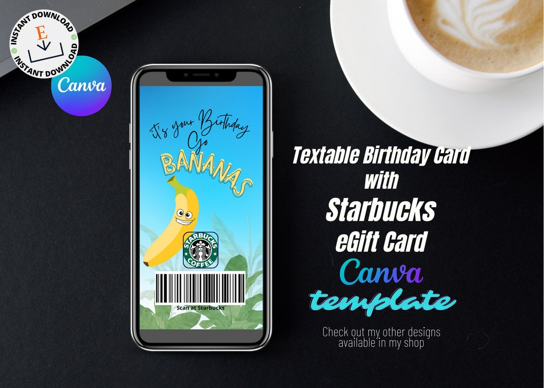 Birthday Card That You Can Send Electronically Over Text - Etsy