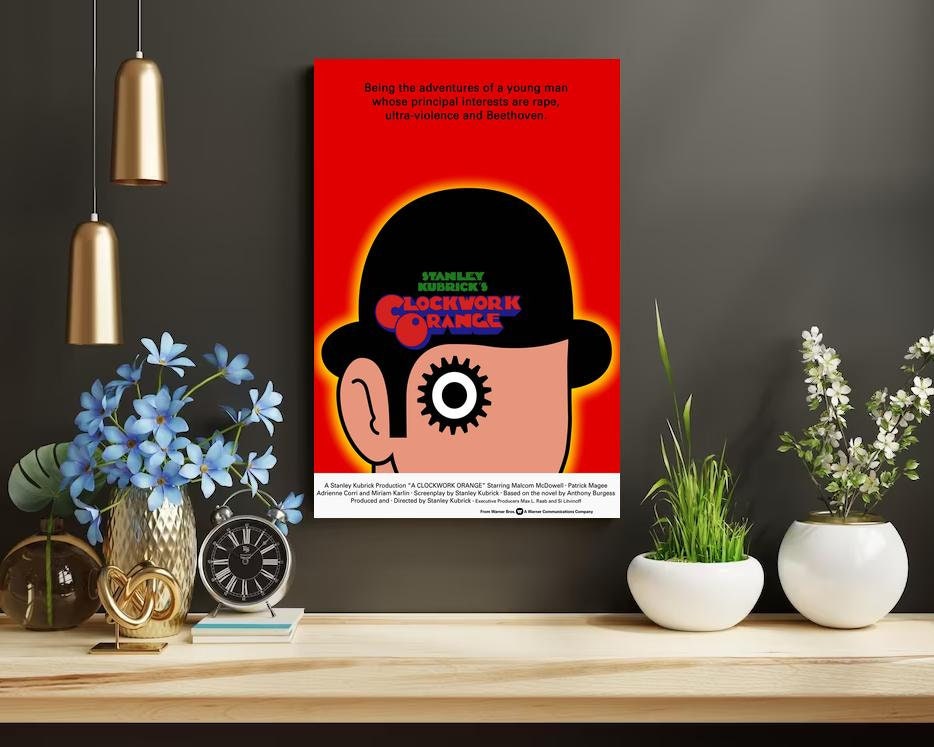 A Clockwork Orange Poster Canvas Paintings Poster Hanging Home - Etsy