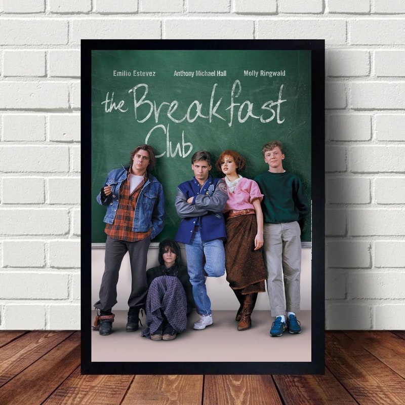 The Breakfast Club Poster - Etsy