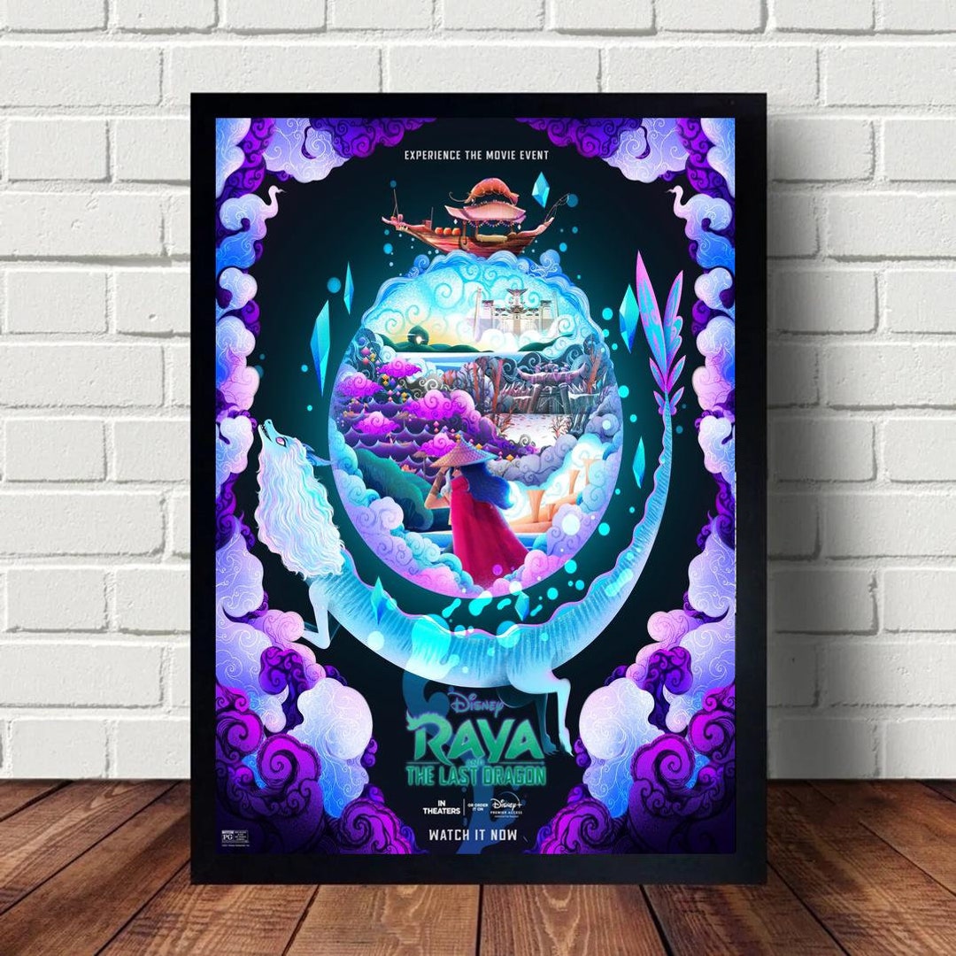 Raya and the Last Dragon Poster Canvas Paintings Poster Hanging Home ...