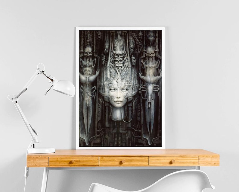 Hr Giger Li II Art Poster Canvas Paintings Poster Hanging Home Decor ...