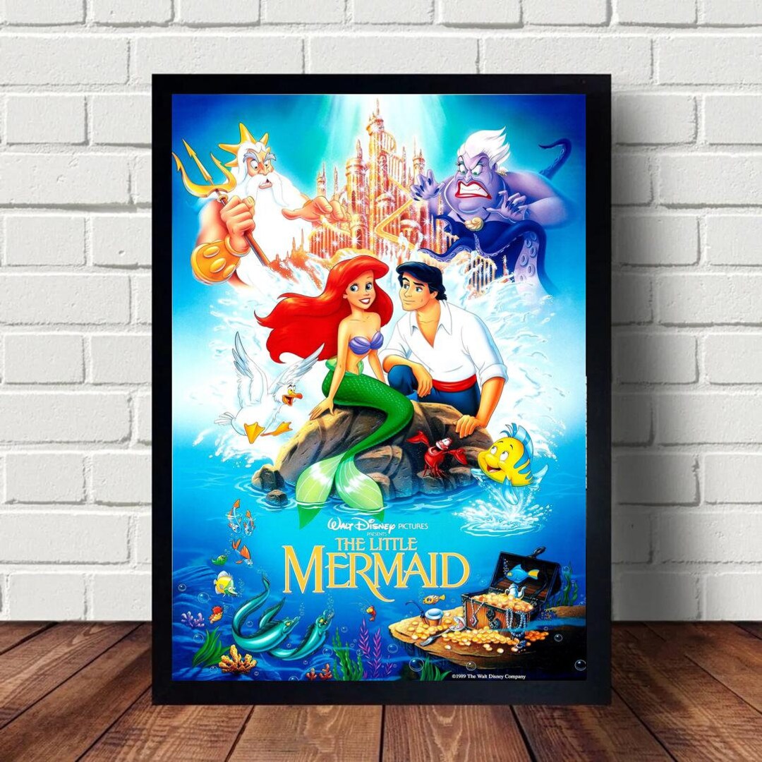 The Little Mermaid Poster Canvas Paintings Poster Hanging Home Decor ...