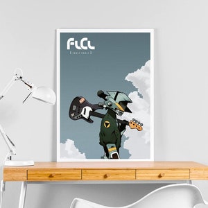 Fooly Cooly FLCL Poster Canvas Paintings Poster Hanging Home Decor Wall ...