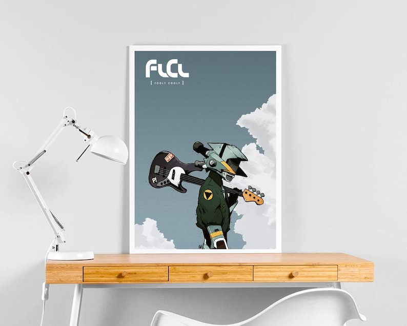 Fooly Cooly FLCL Poster Canvas Paintings Poster Hanging Home - Etsy