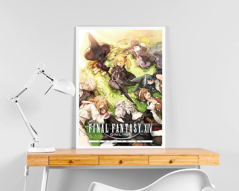 Final Fantasy XIV Endwalker Video Game Poster Canvas Paintings Poster ...