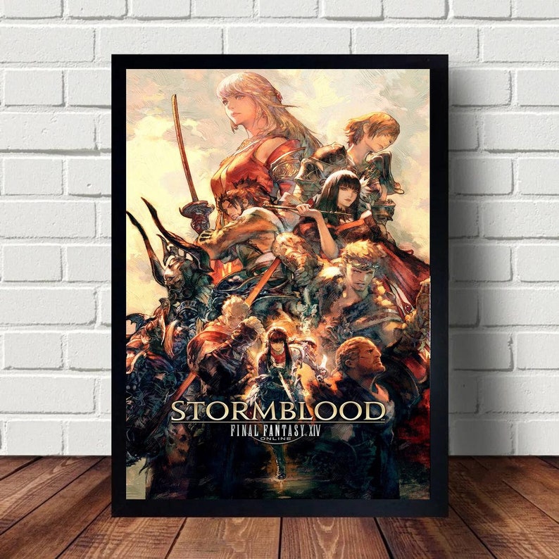 Final Fantasy XIV Shadowbringers Stormblood Endwalker Video Game Poster Canvas Paintings Poster ...