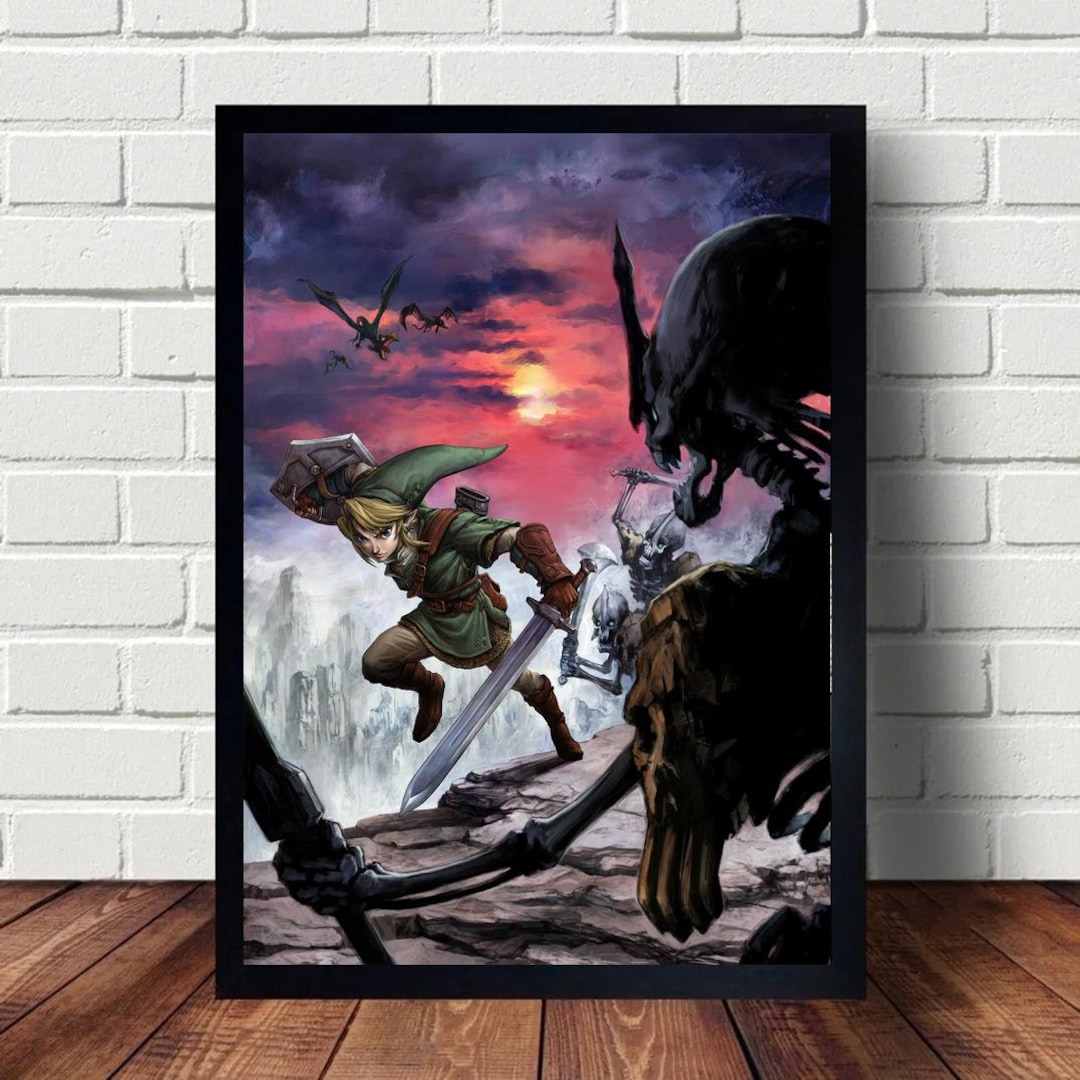 Legend of Zelda Twilight Princess Poster Canvas Paintings Poster ...