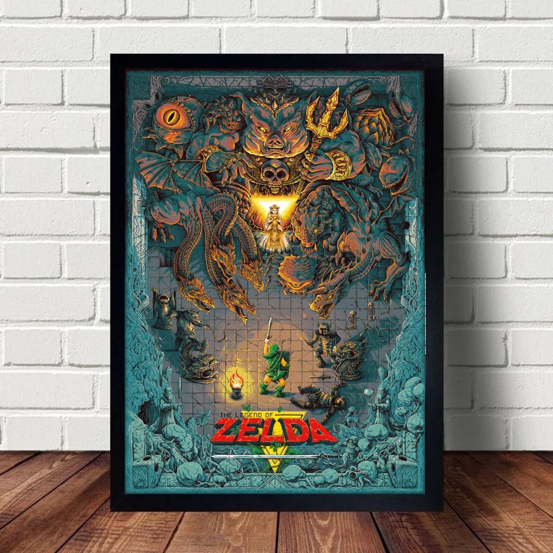 Legend of Zelda Ocarina of Time Game Poster Canvas Paintings Poster ...