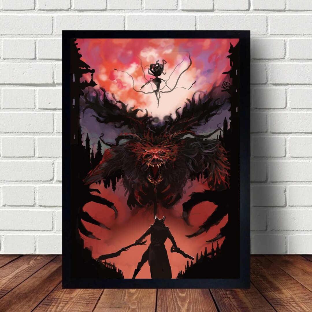 Bloodborne Poster Canvas Paintings Poster Hanging Home Decor Wall Art ...