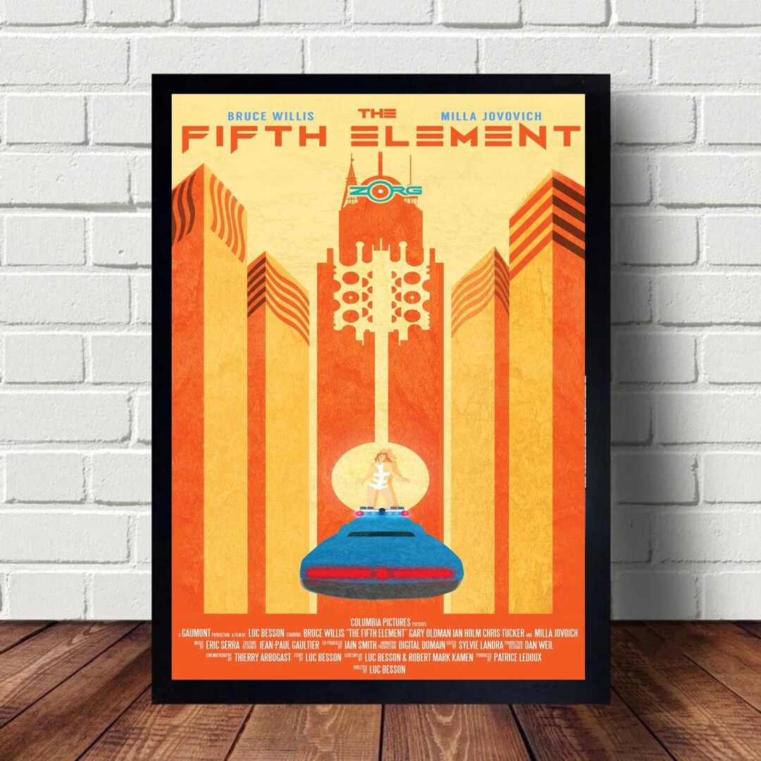 The Fifth Element Art Poster Canvas Paintings Poster Hanging Home Decor ...