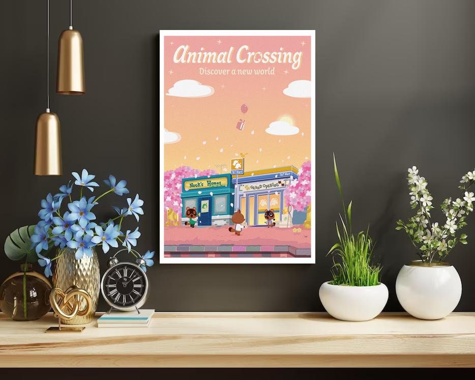 Animal Crossing Poster Canvas Paintings Poster Hanging Home - Etsy