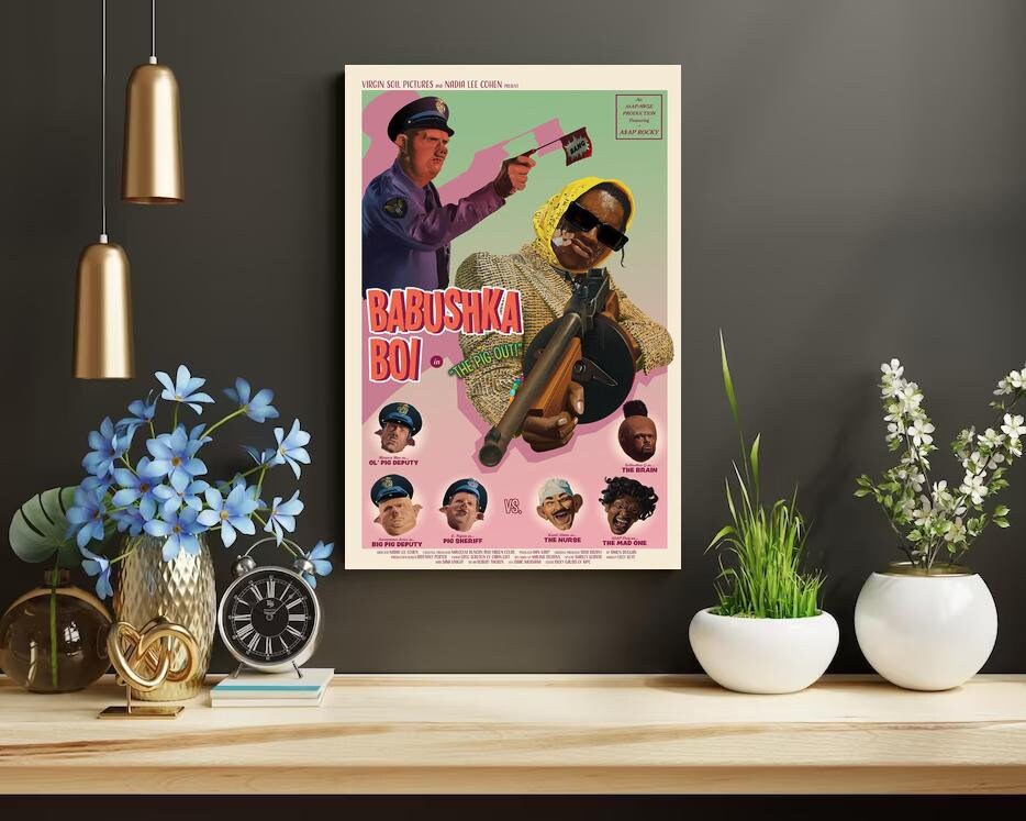 ASAP Rocky Babushka Boi Poster Canvas Paintings Poster Hanging - Etsy