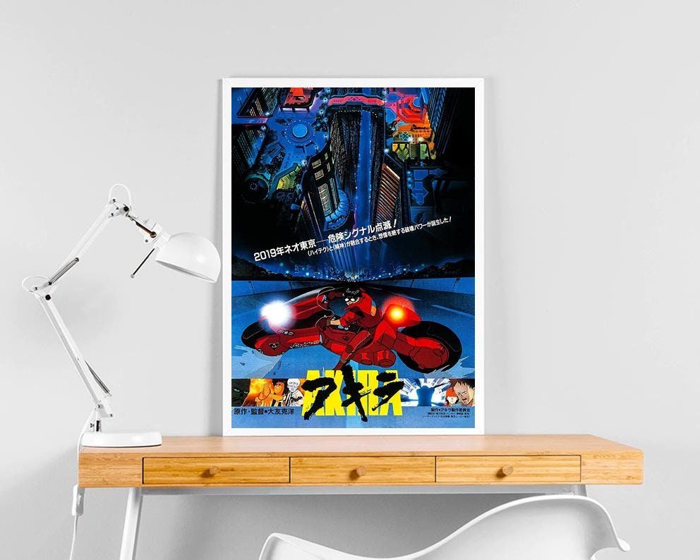 Akira Movie Poster Canvas Paintings Poster Hanging Home Decor Wall Art ...