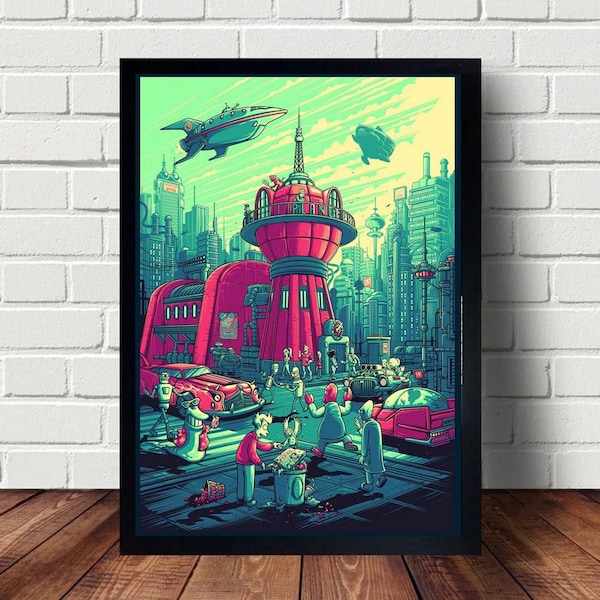 Futurama Art Etsy