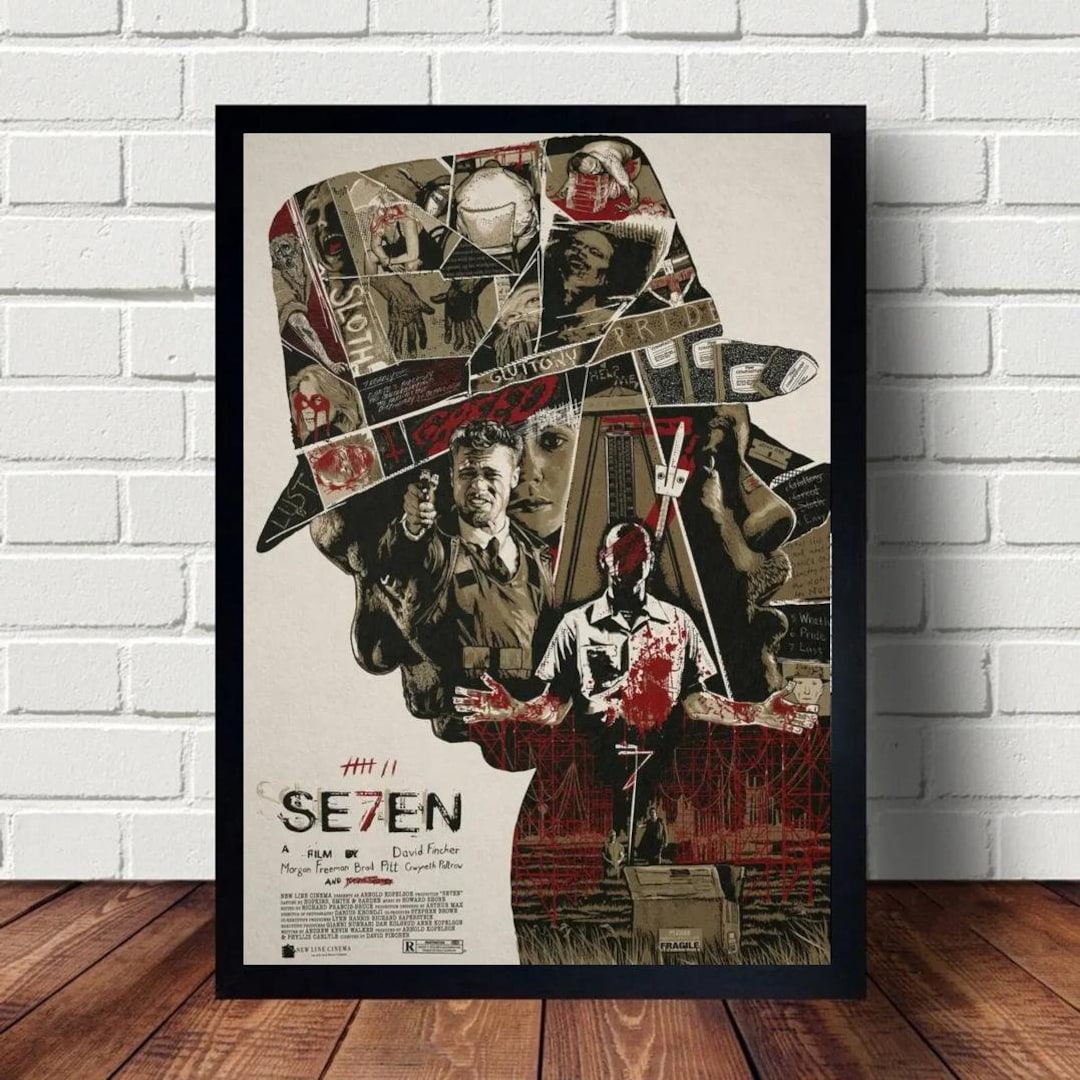 Se7en Seven Poster Canvas Paintings Poster Hanging Home Decor Wall Art ...