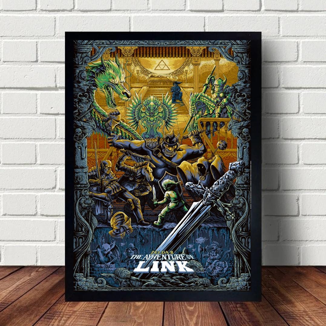 Legend of Zelda Ocarina of Time Game Poster Canvas Paintings Poster ...