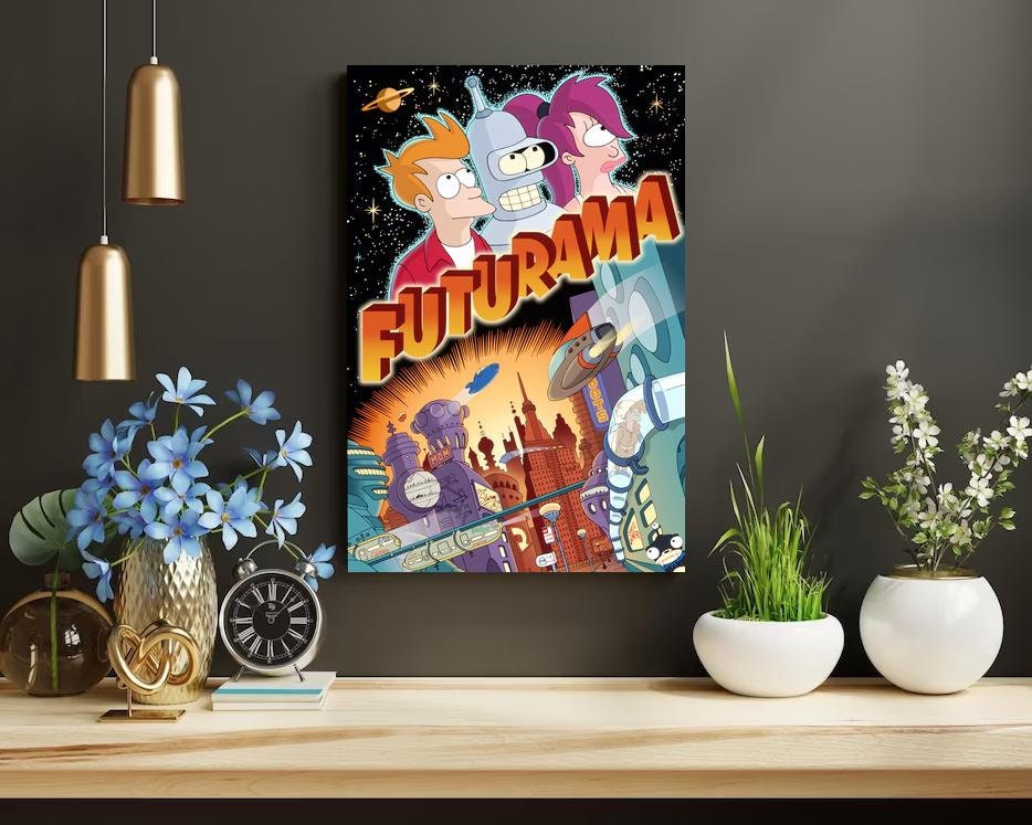 Futurama Poster Canvas Paintings Poster Hanging Home Decor Wall Art - Etsy