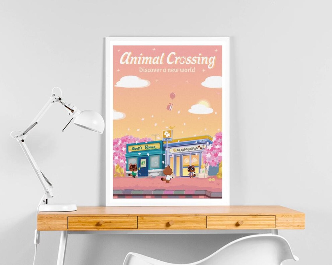 Animal Crossing Poster Canvas Paintings Poster Hanging Home Decor Wall ...
