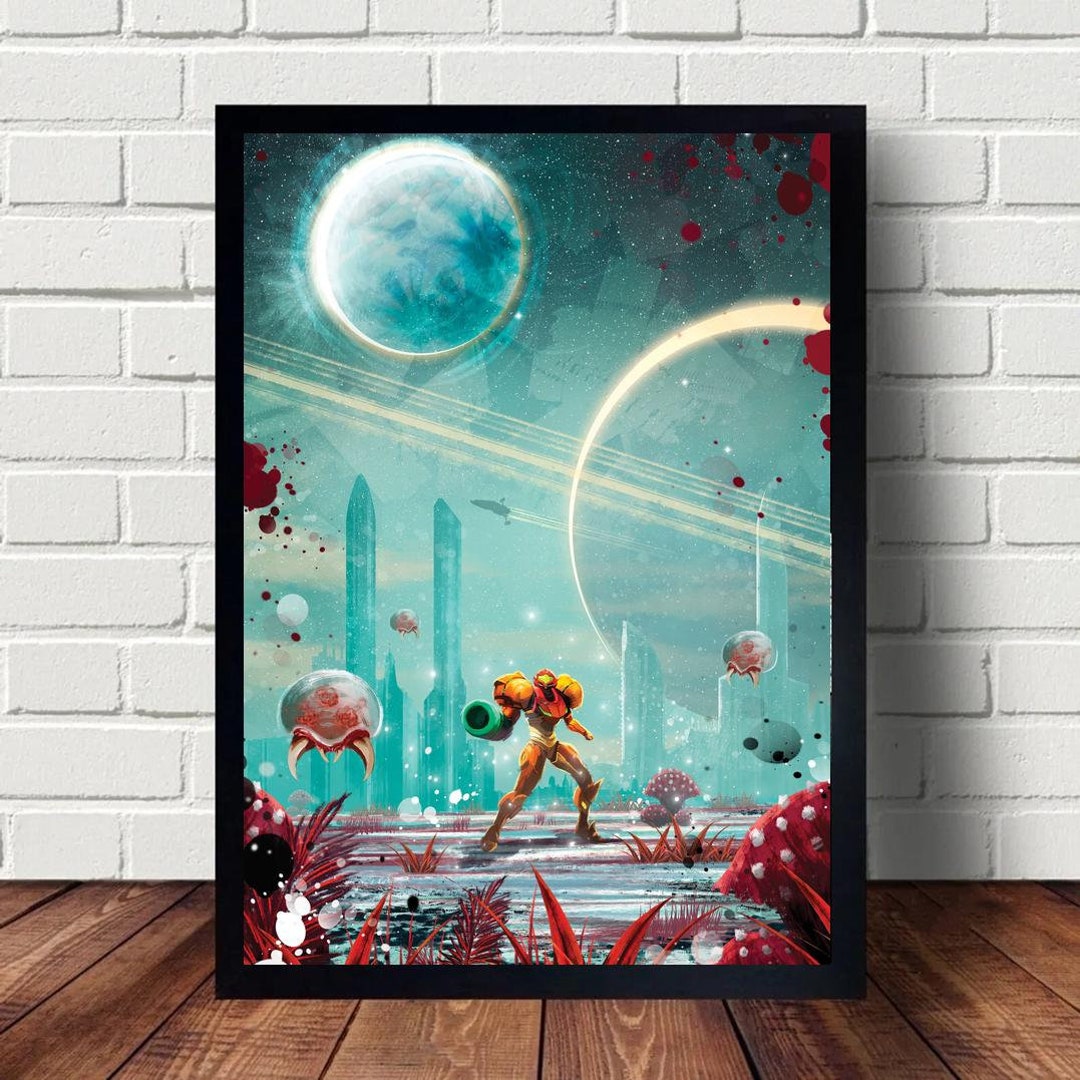 Super Metroid Posters Canvas Paintings Poster Hanging Home Decor Wall ...