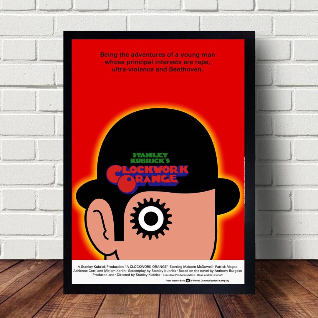 A Clockwork Orange Poster Canvas Paintings Poster Hanging Home Decor ...