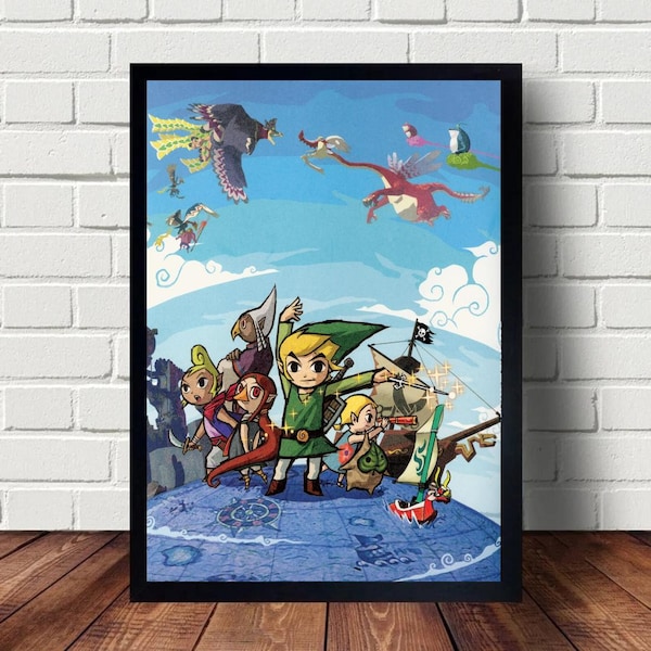 Legend of Zelda Wind Waker Poster - Etsy