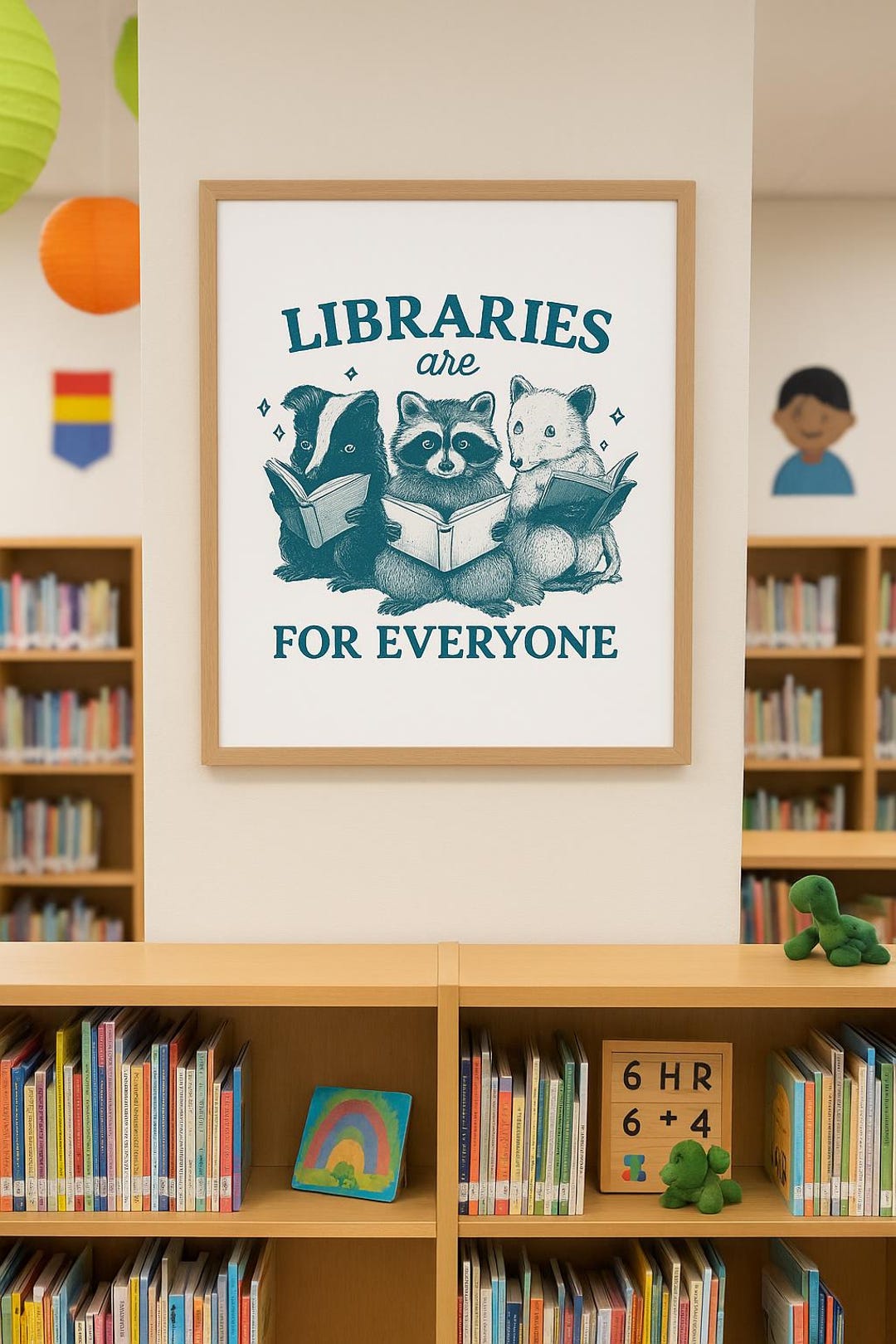 Libraries Are for Everyone Digital Download | Printable Wall Art ...