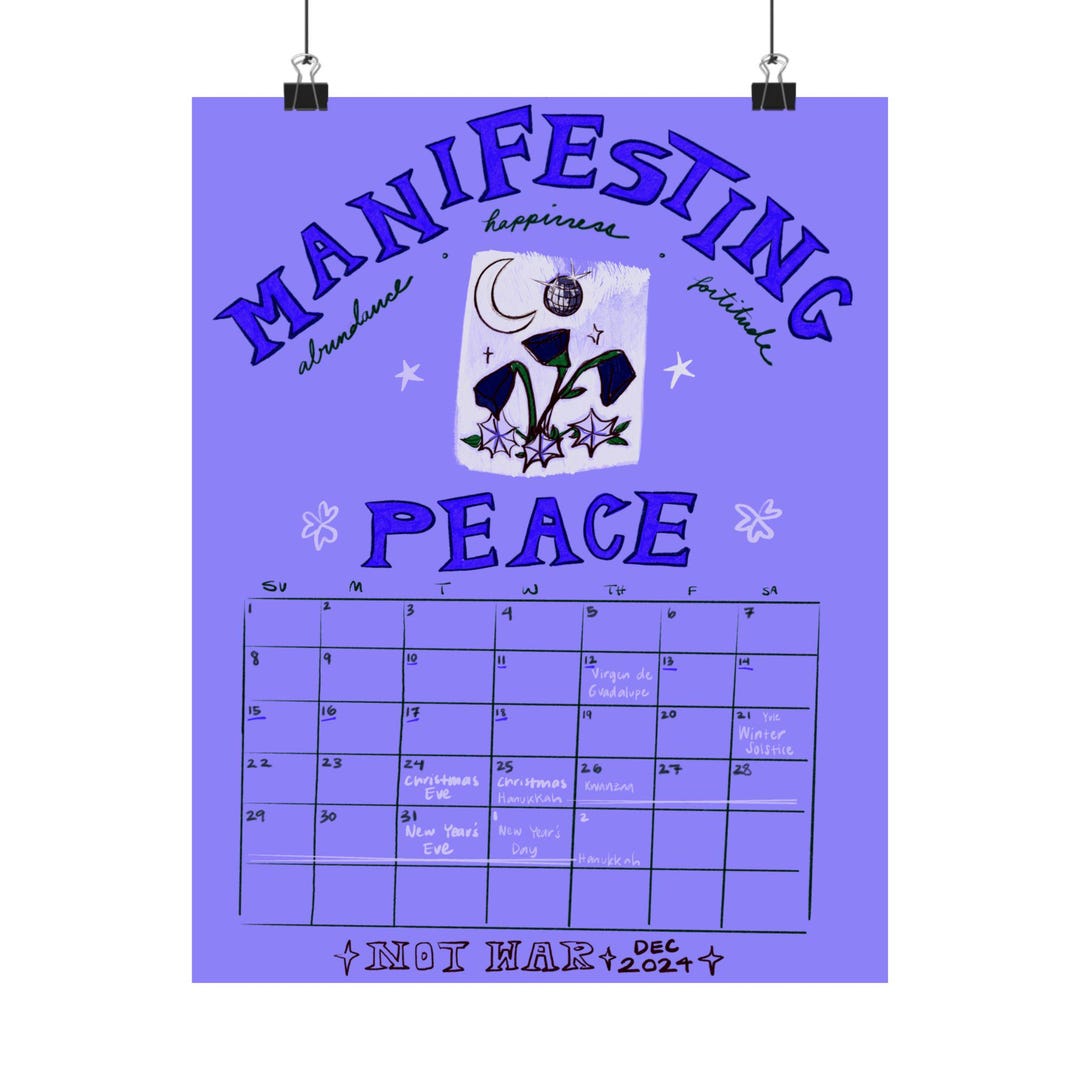 Manifesting Peace Vertical Posters Colorful Wall Art for Mindful Living ...