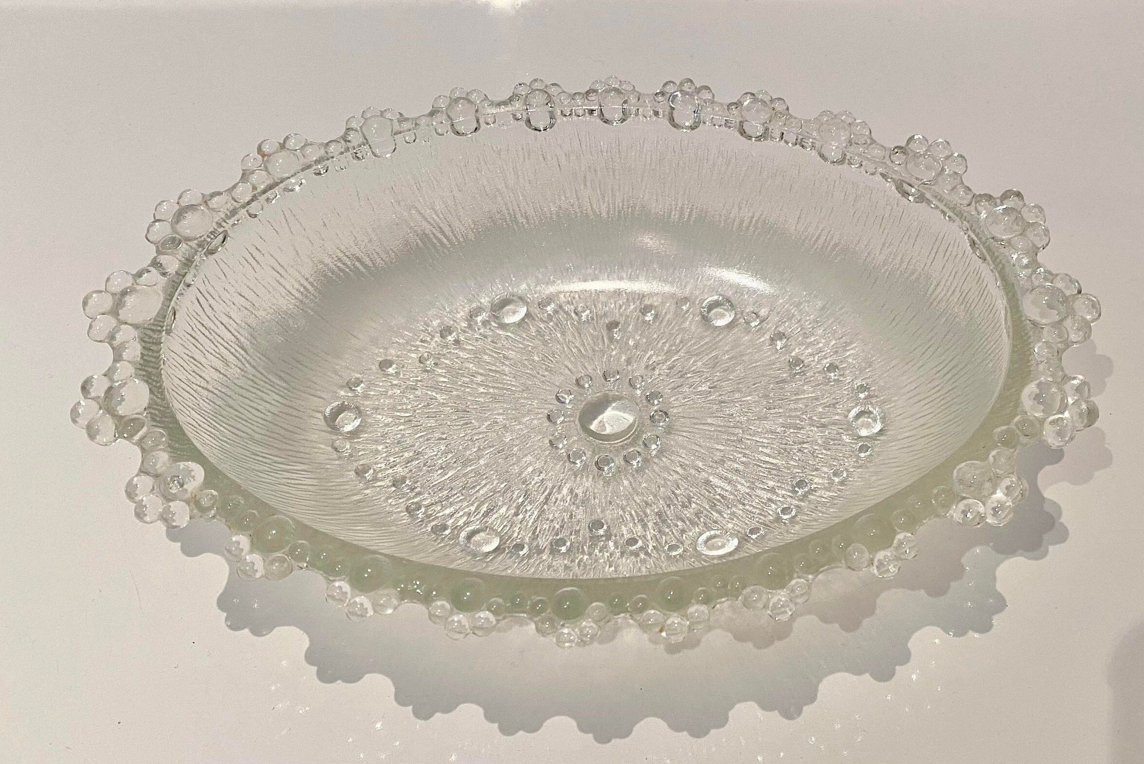 Vintage Boopie Glass Bowl Ishizuka Glass Company Adeira - Etsy