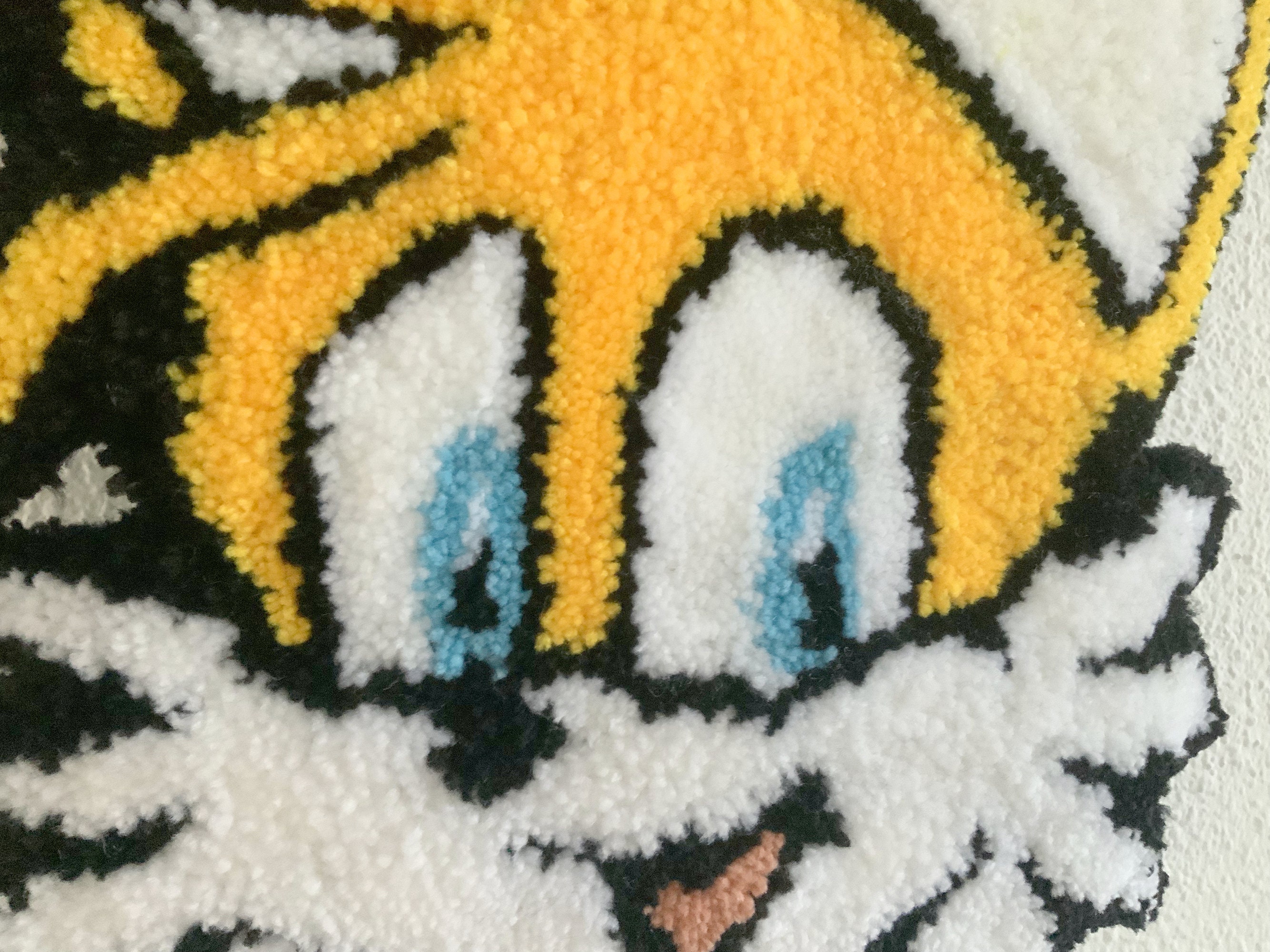 Sonic the Hedgehog and Tails Miles Prower the Fox Tufted - Etsy Australia