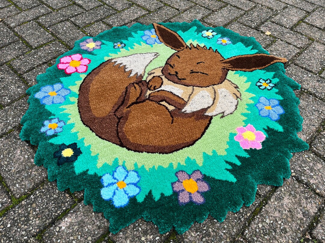 Tufting Little Fox Back | Poke 87x92cm - Etsy