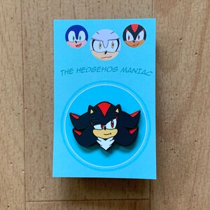 Sonic, Shadow and Silver Anemal Pins - Metal Pin Badges From the Sega ...