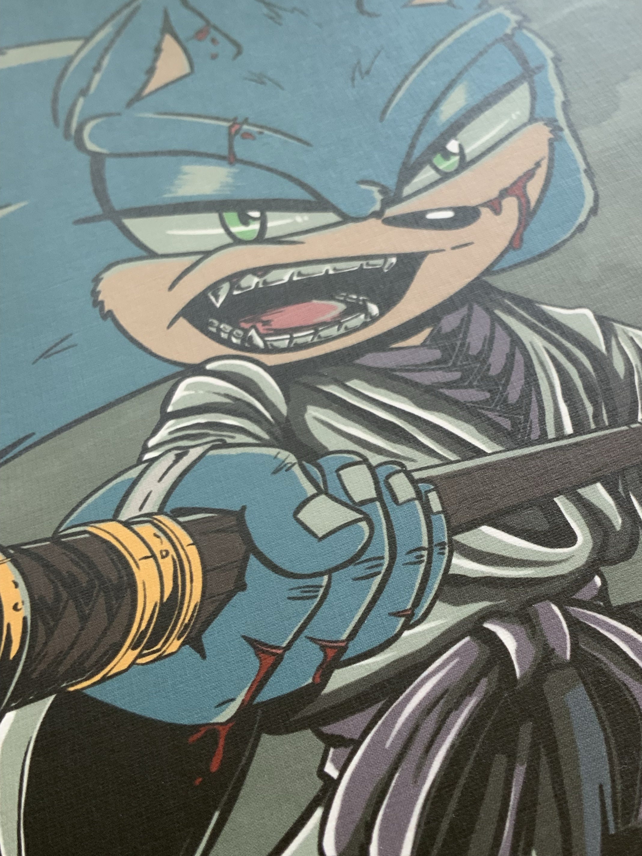 Samurai Sonic, Shadow, Silver and Espio Art Prints Set of Four - High ...
