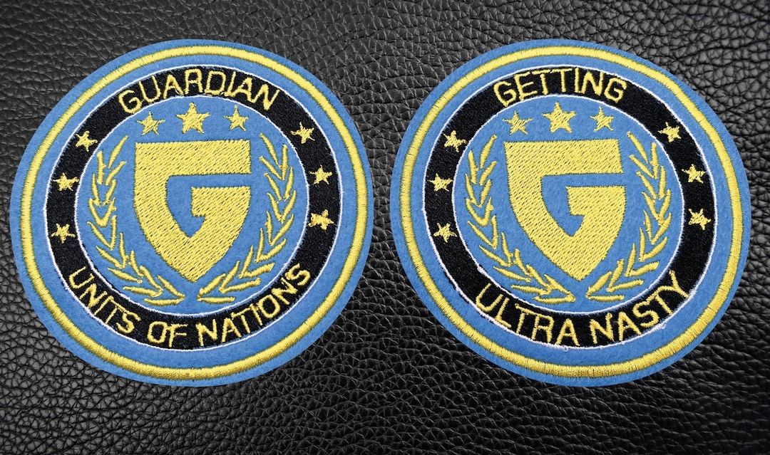 Iron on Embroidered Patches GUN Logo - Sonic Reference - Etsy