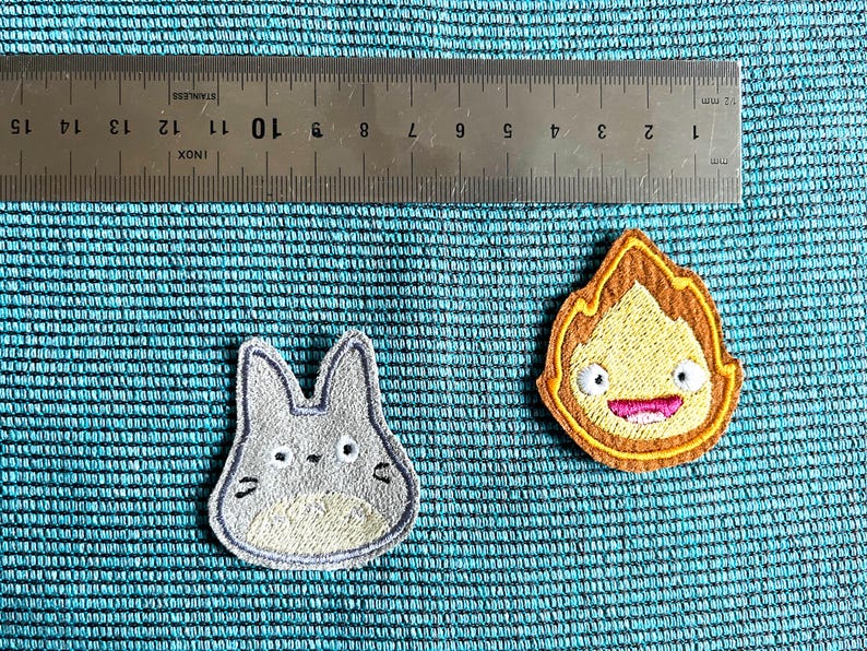 Iron on Embroidered Patches Inspired on Studio Ghibli - Etsy