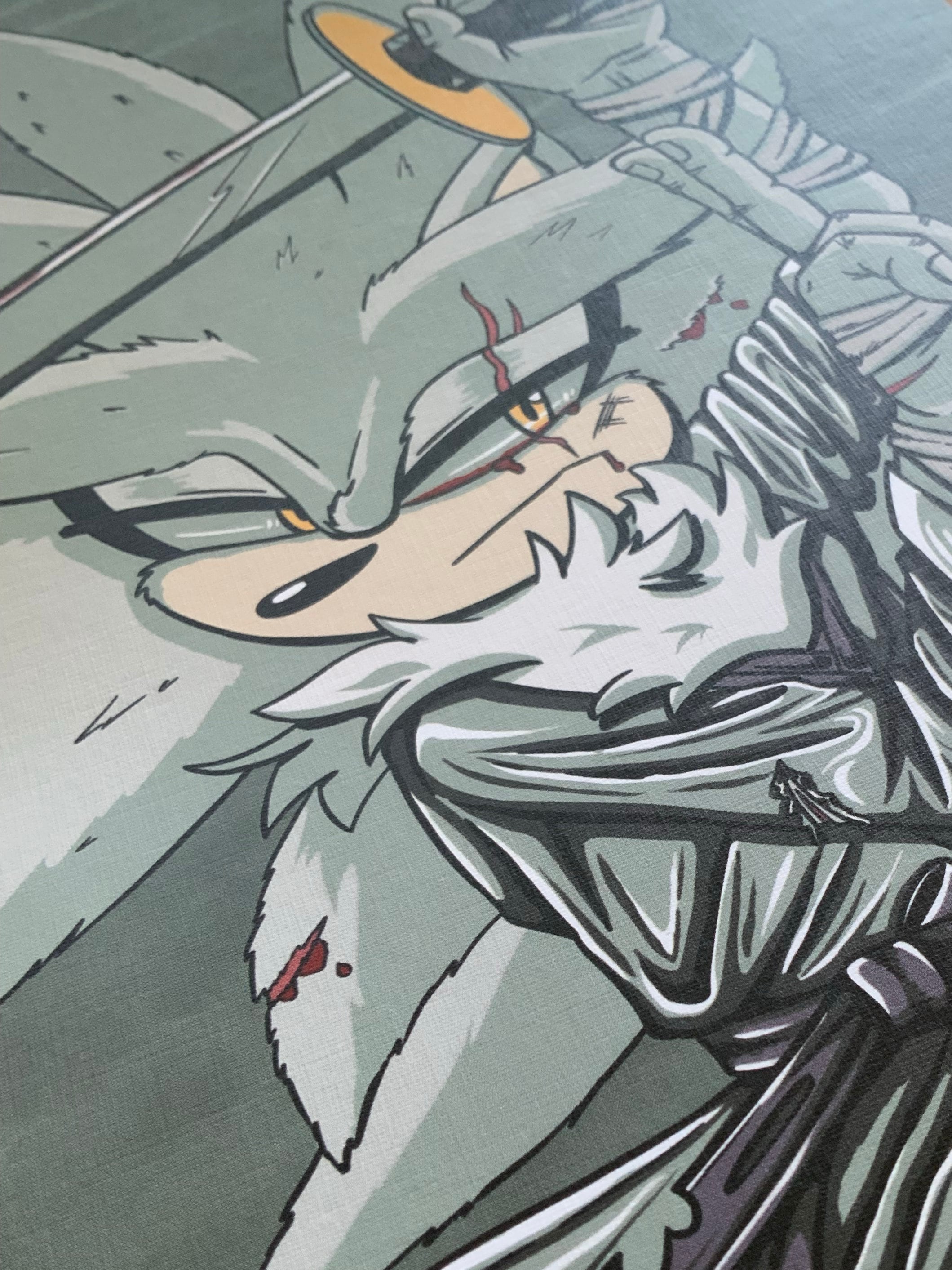 Samurai Sonic, Shadow, Silver and Espio Art Prints Set of Four - High ...