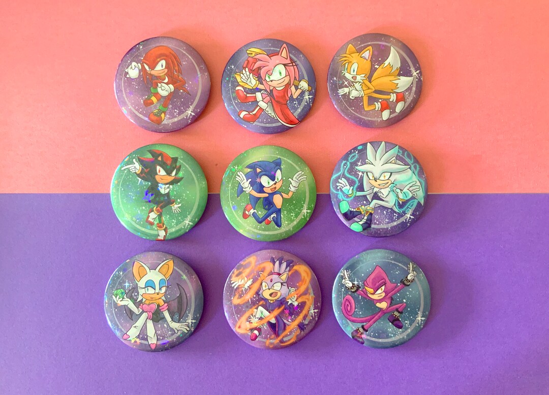 Sonic Galaxy Pins-buttons-badges | Fan Art - Etsy
