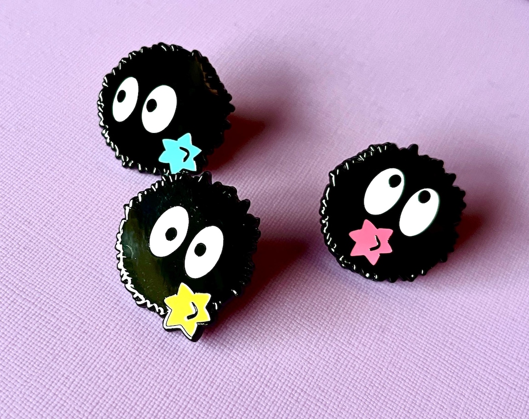 Soot Spirit Pin Badges - Etsy