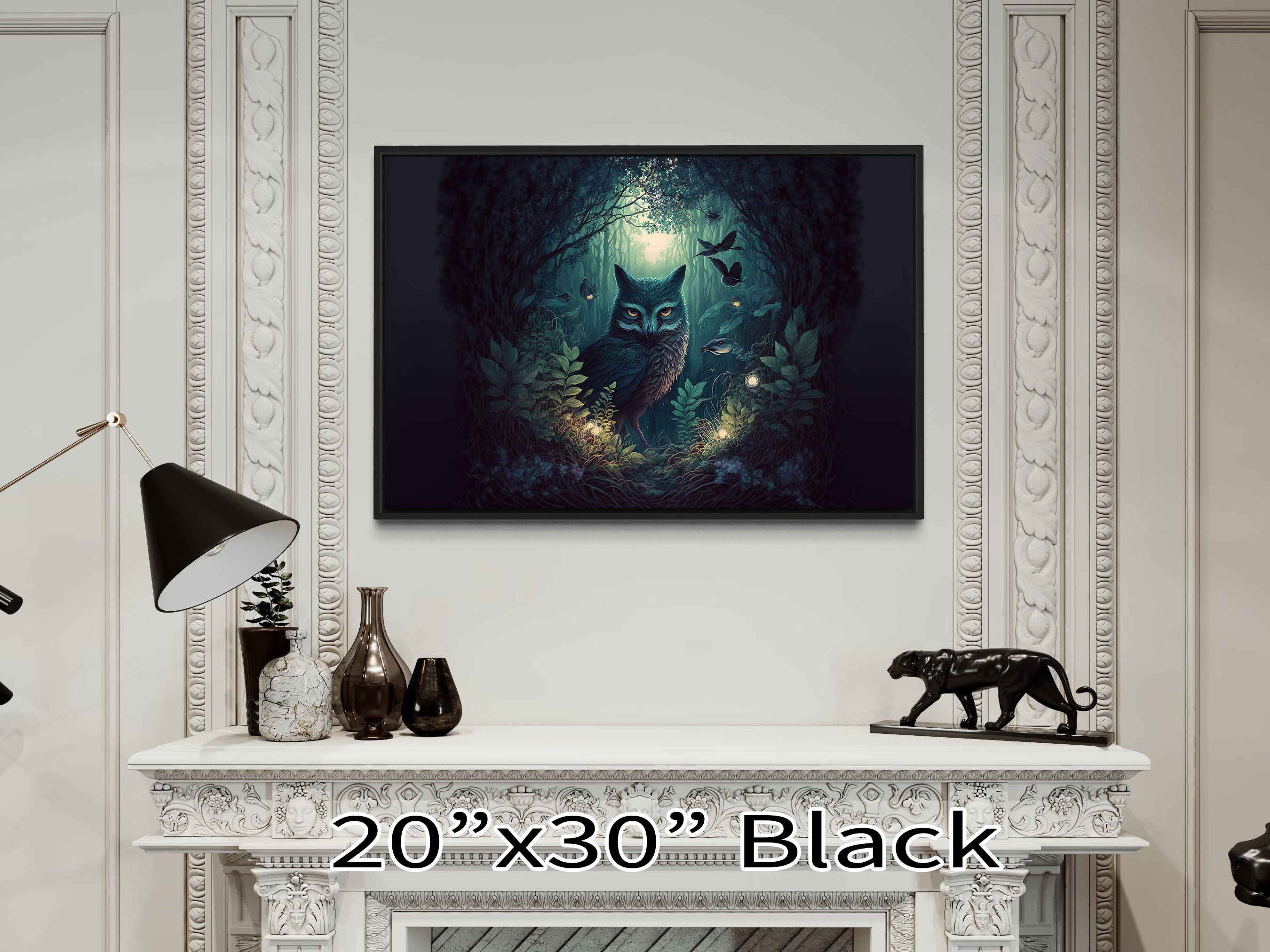 Computer Generated Fantasy Forest Poster Fantasy Forest Wall - Etsy