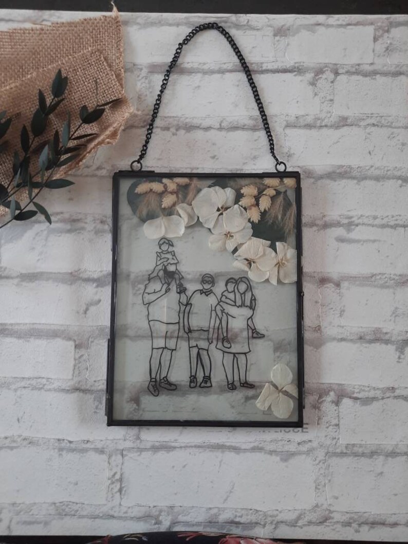 Customizable Showcase Frame With Dried Flowers - Etsy