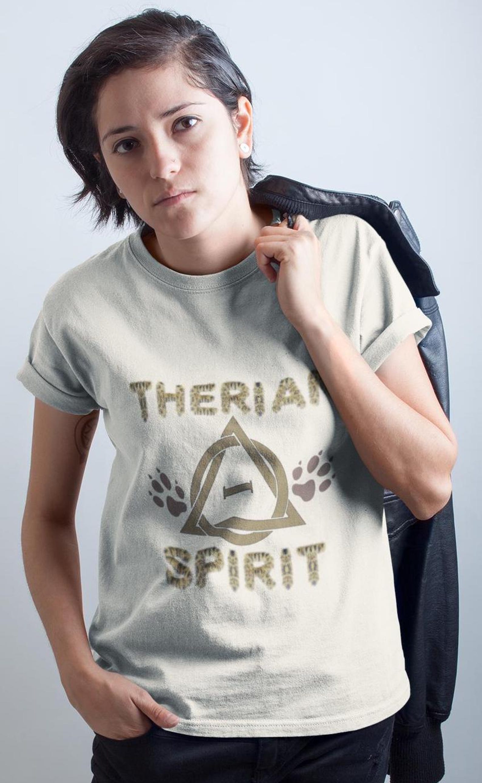 Therian T-shirt Therian Mask Therian Tail Therian Pride Symbol Therian ...