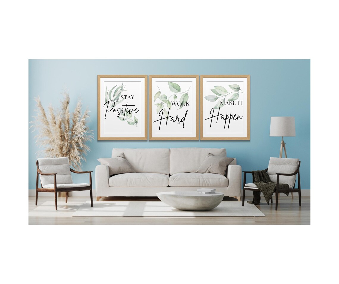 3 Therapy Office Decor, Gallery Wall Set, Inspirational Wall Art ...