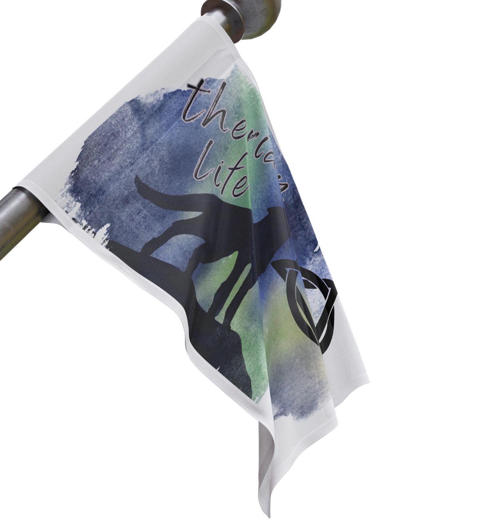 Therian Pride Flag: Wolf Symbol Banner, Animal Kin Decor - Etsy