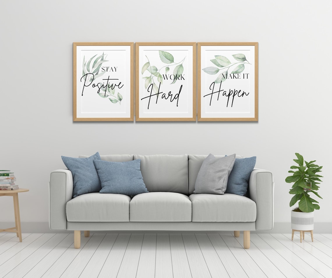 3 Therapy Office Decor, Gallery Wall Set, Inspirational Wall Art ...