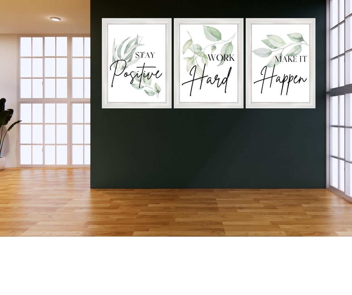 3 Therapy Office Decor, Gallery Wall Set, Inspirational Wall Art ...