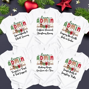 Funny Admin Shirt, Cute Admin Group Top, Matching Admin T-shirt ...
